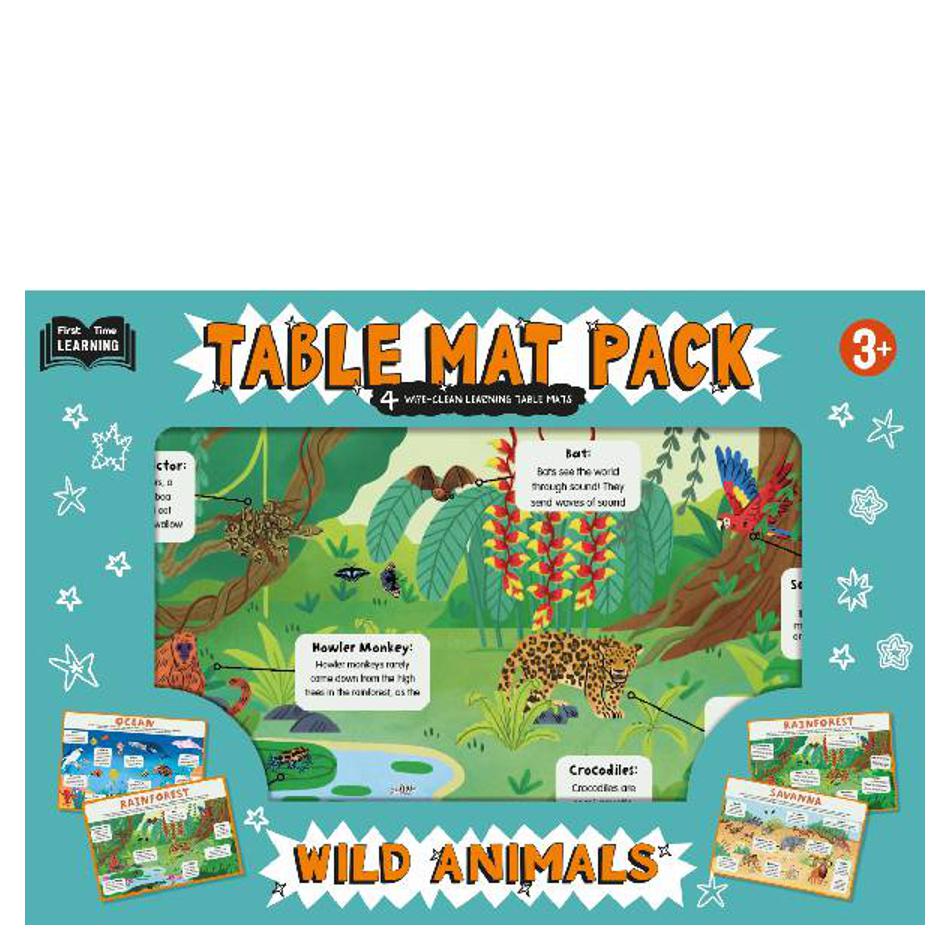 Wild Animals Table Mat Pack — Marston Moor