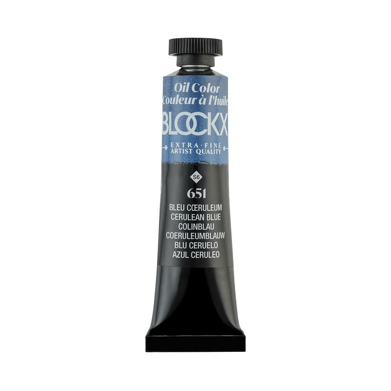 Cerulean Blue Oil Tube 20ml - Blockx S6 651 — Marston Moor