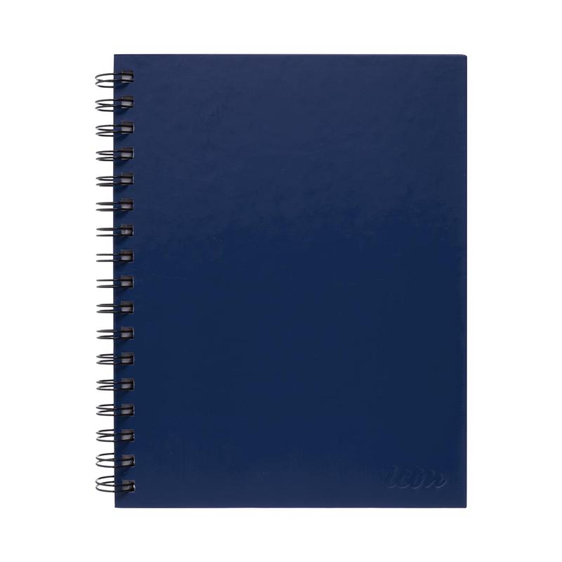 Spiral Notebook A5 - Okin Hard Cover Blue 200 Pages — Marston Moor
