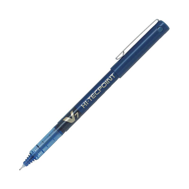 Pilot Hi-Tecpoint V7 Rollerball - Fine Blue Pen 20208 — Marston Moor