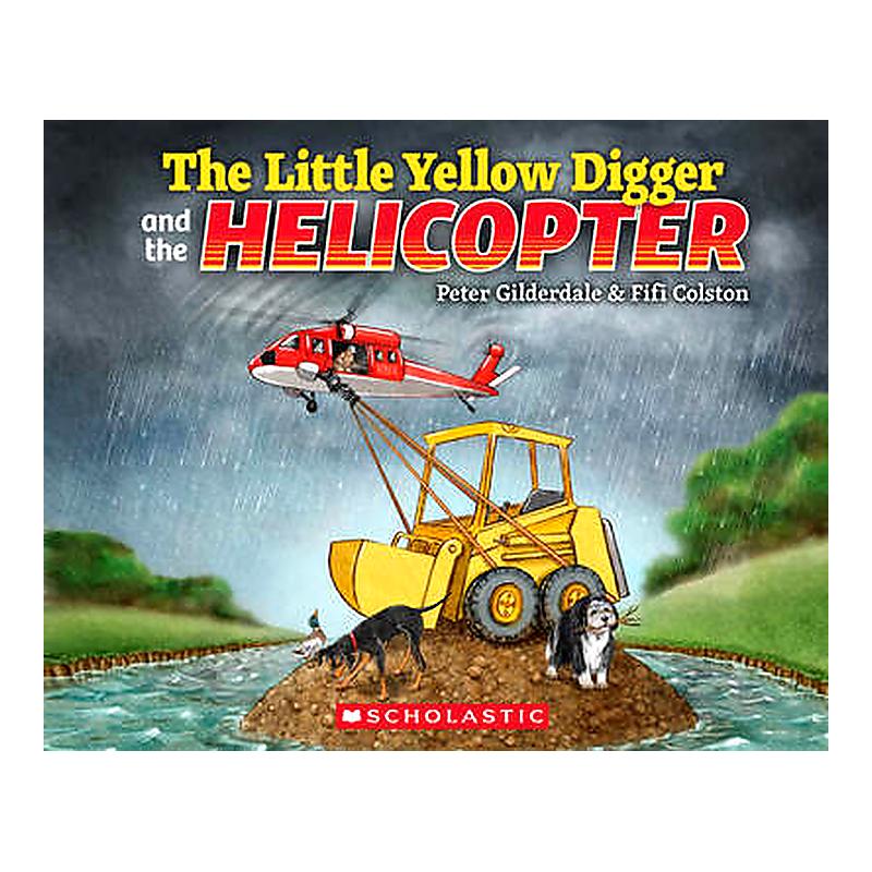 Little Yellow Digger Book - Adventure with Helicopter — Marston Moor