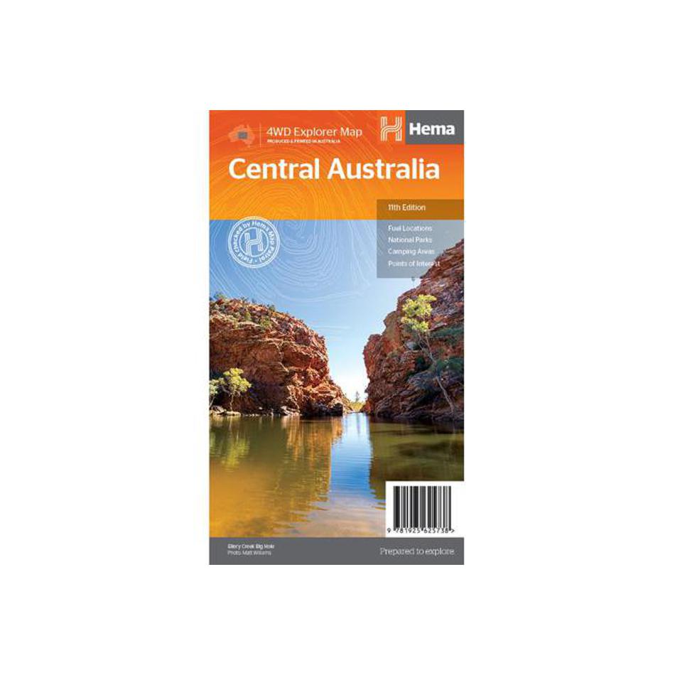 Central Australia Map | Hema Maps — Marston Moor